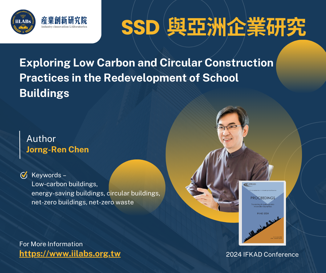 SSD與亞洲企業研究推薦論文分享-Author: Jorng-Ren Chen - iiLABs 產業創新研究院